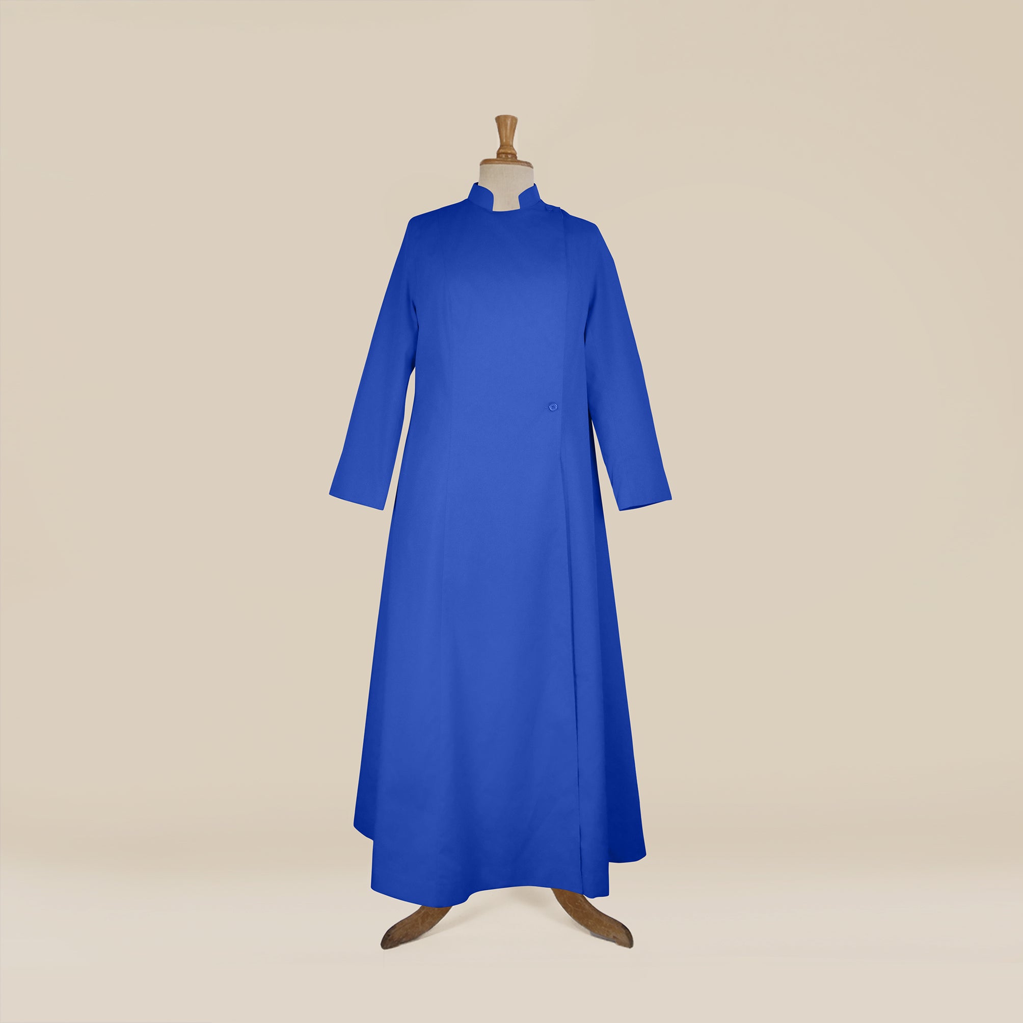 Women's Blue Choir Cassock – Double-breasted