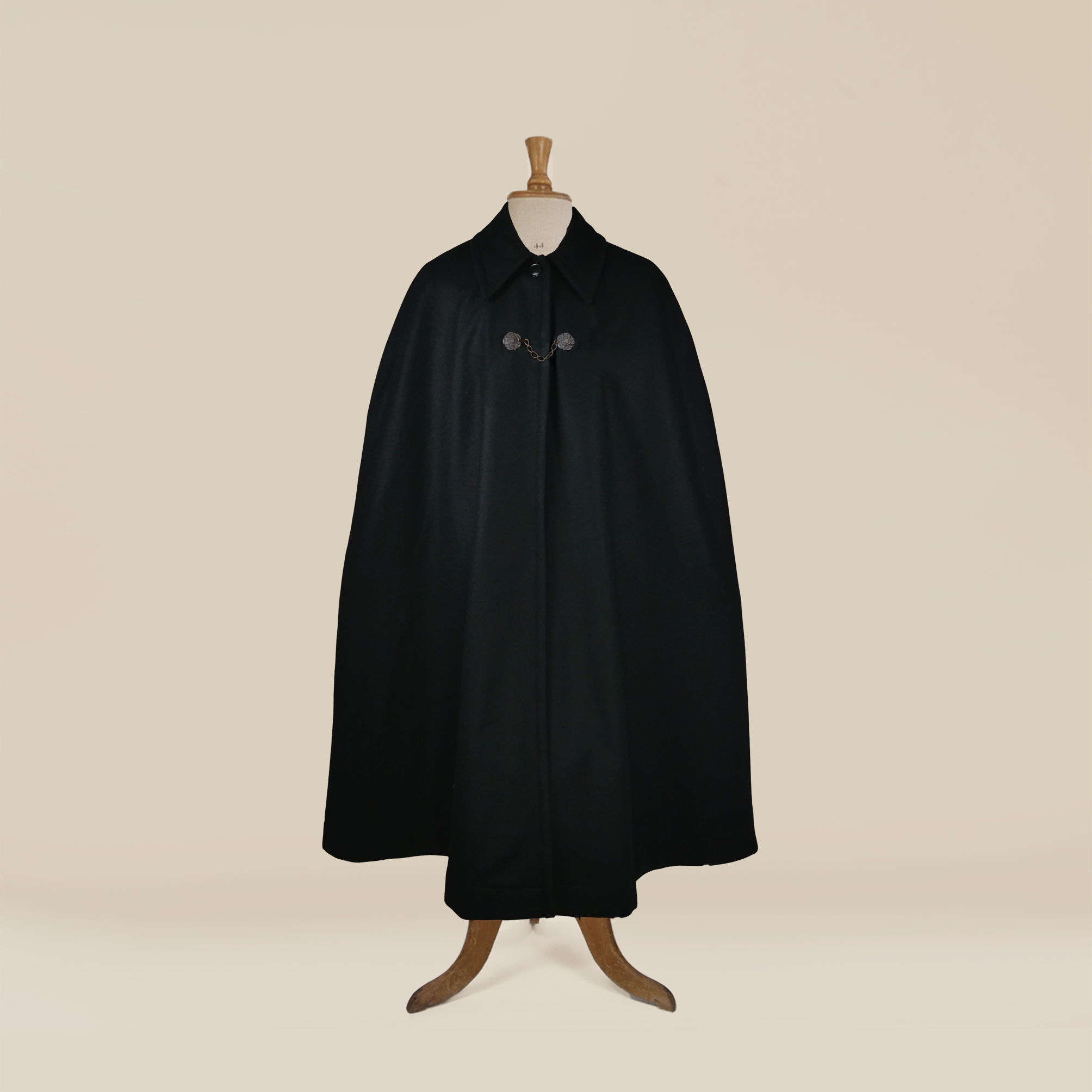 Collared Clerical Cloak – Clergy Apparel