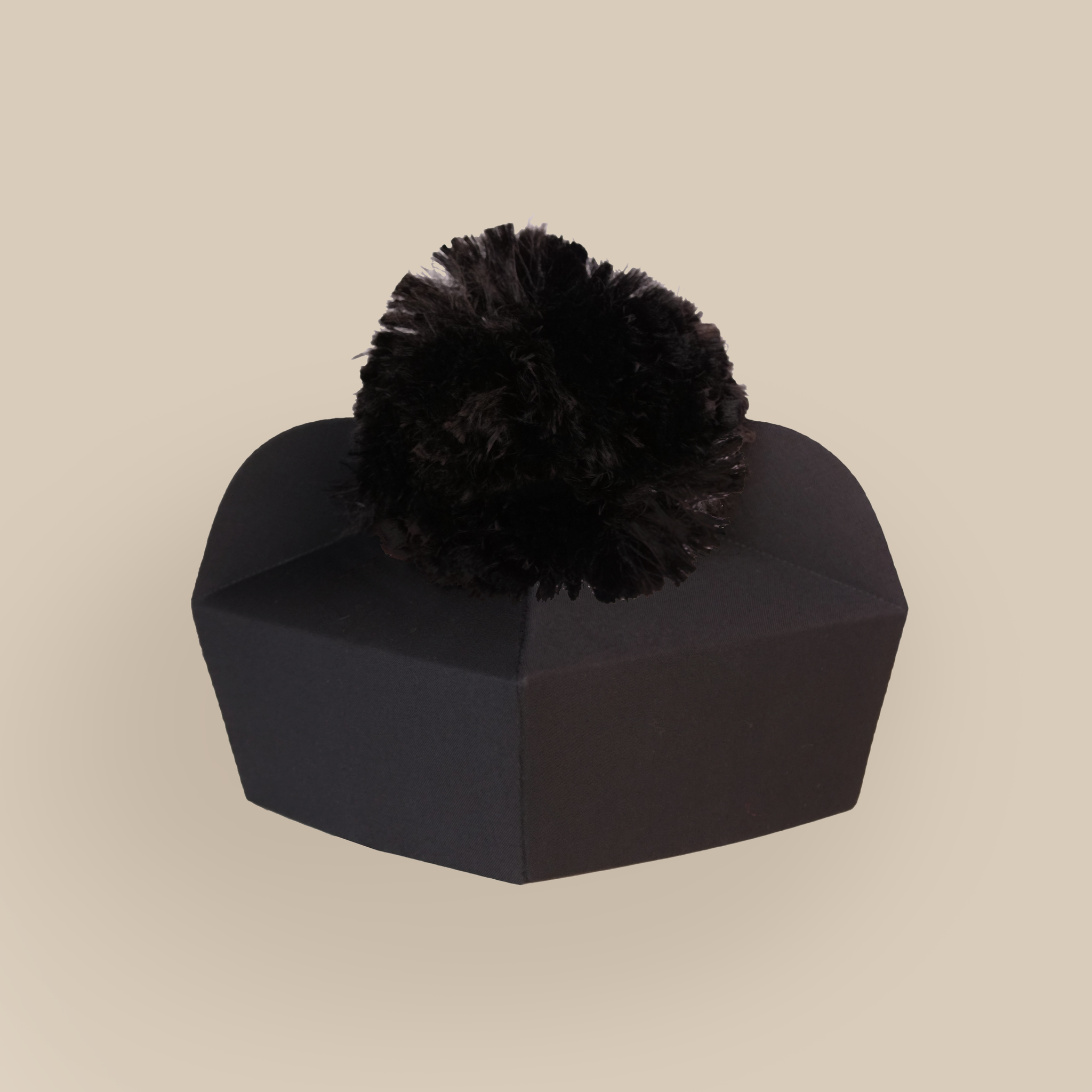 Three-peaked Black Biretta
